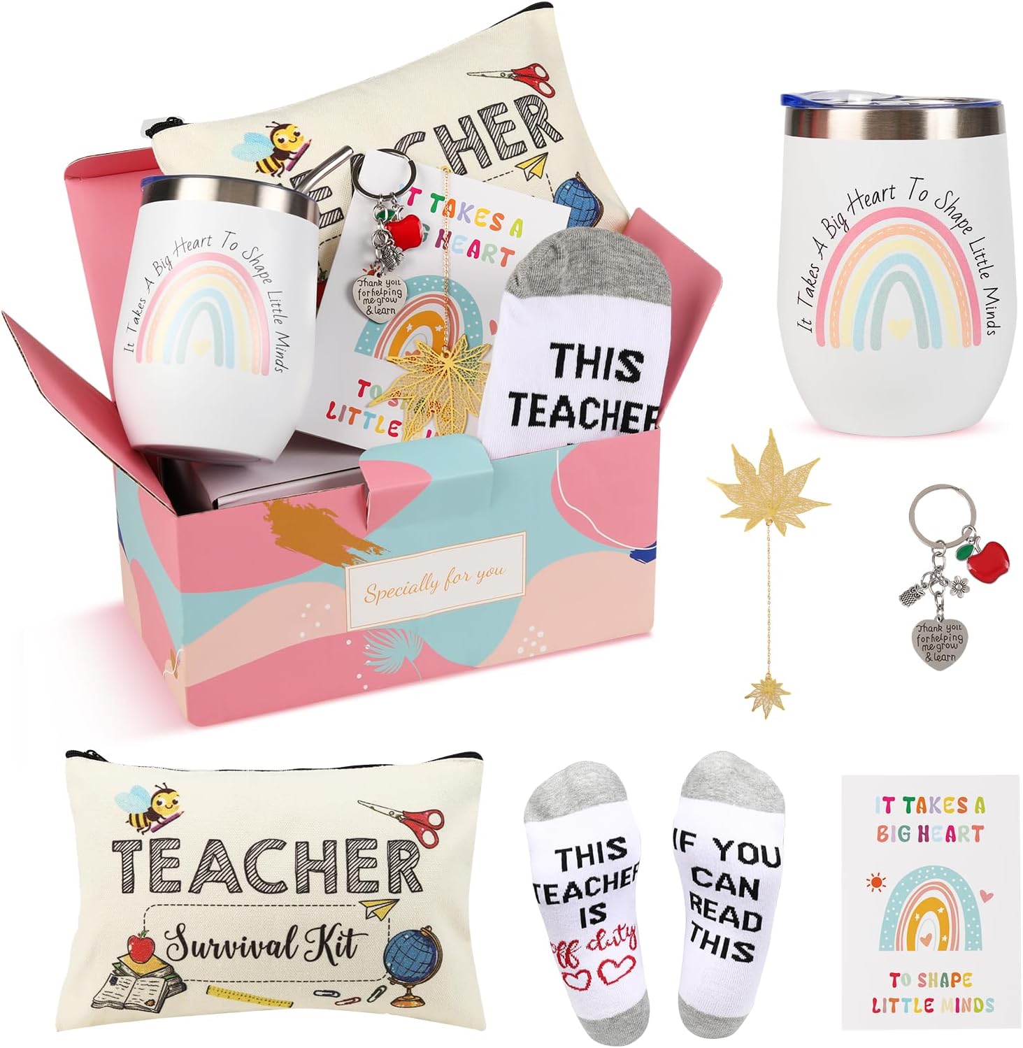 Amazon.com | Hoolerry 24 Pcs Teachers Appreciation Gifts for Valentine ...