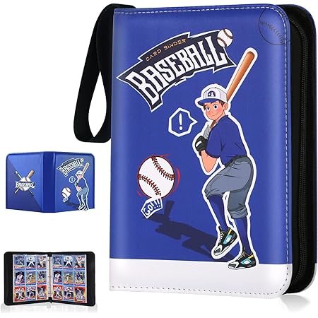 Amazon.com: Card Binder 9 Pocket, Trading Card Binder with Sleeves ...