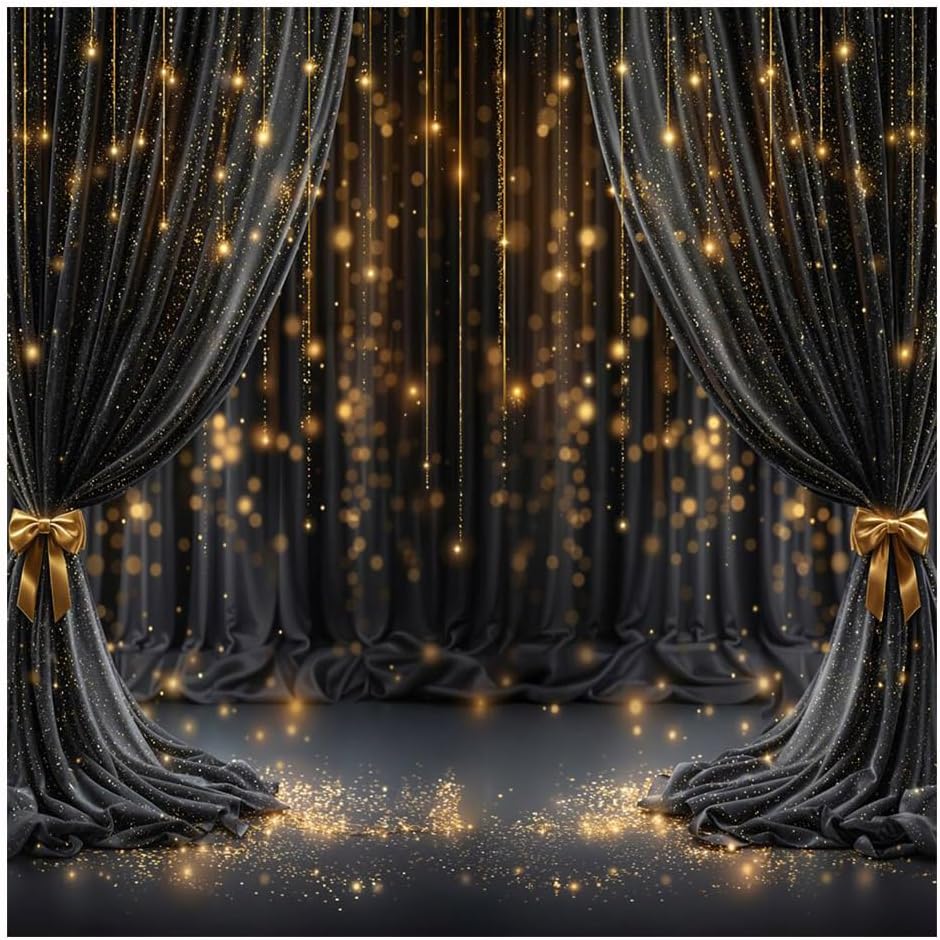 Amazon.com : Kate 10x10ft Luxurious Black Velvet Photography Backdrop ...