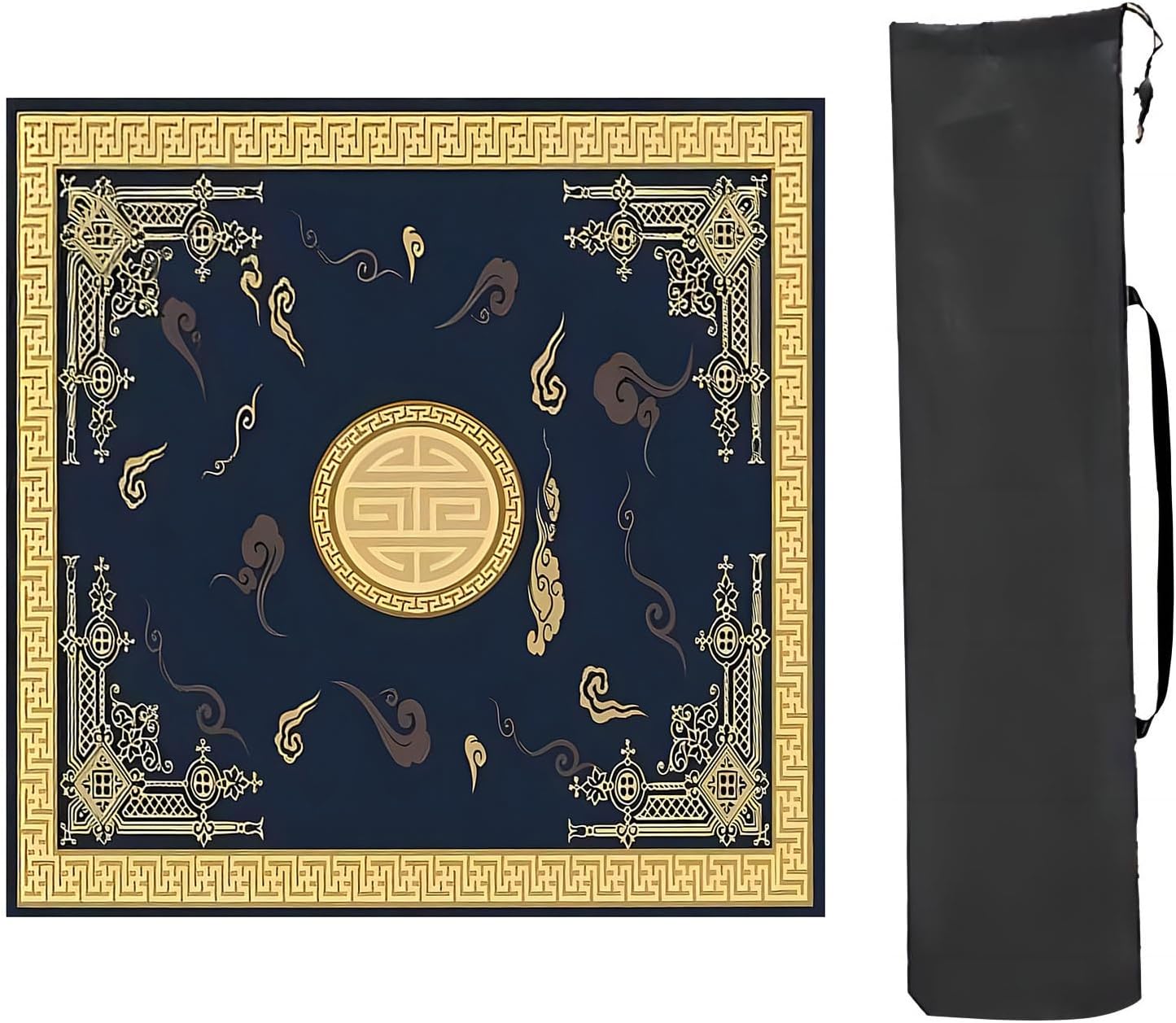 Amazon.com: BSapp Mahjong Mat for Table with Storage Bag, Square Game ...