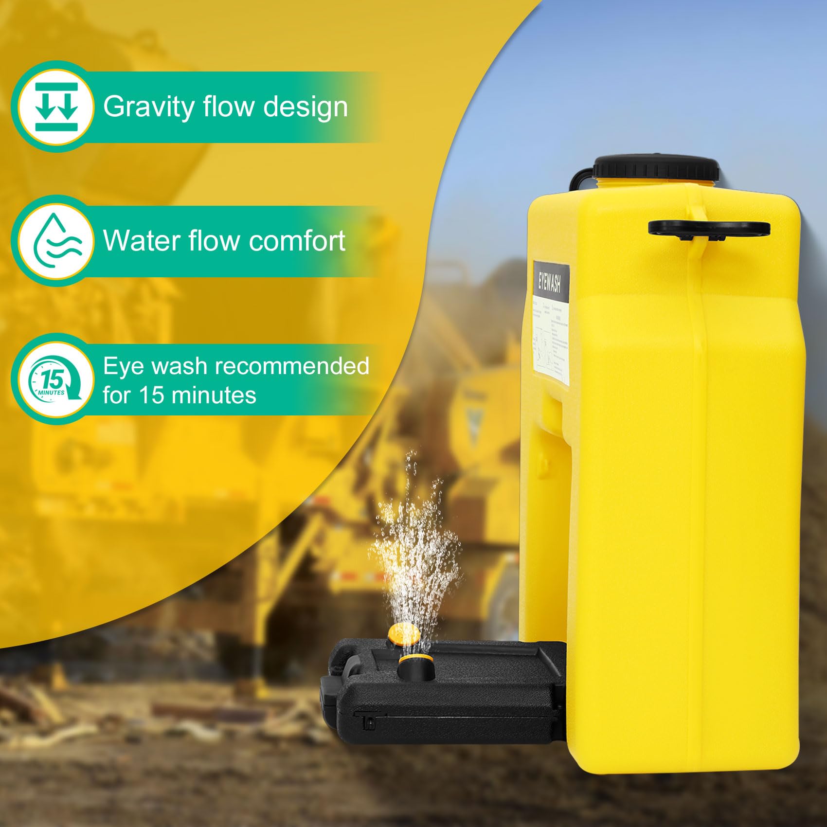 Snapklik.com : Magula 15gallon Eye Wash Station OSHA-Approved,Emergency ...