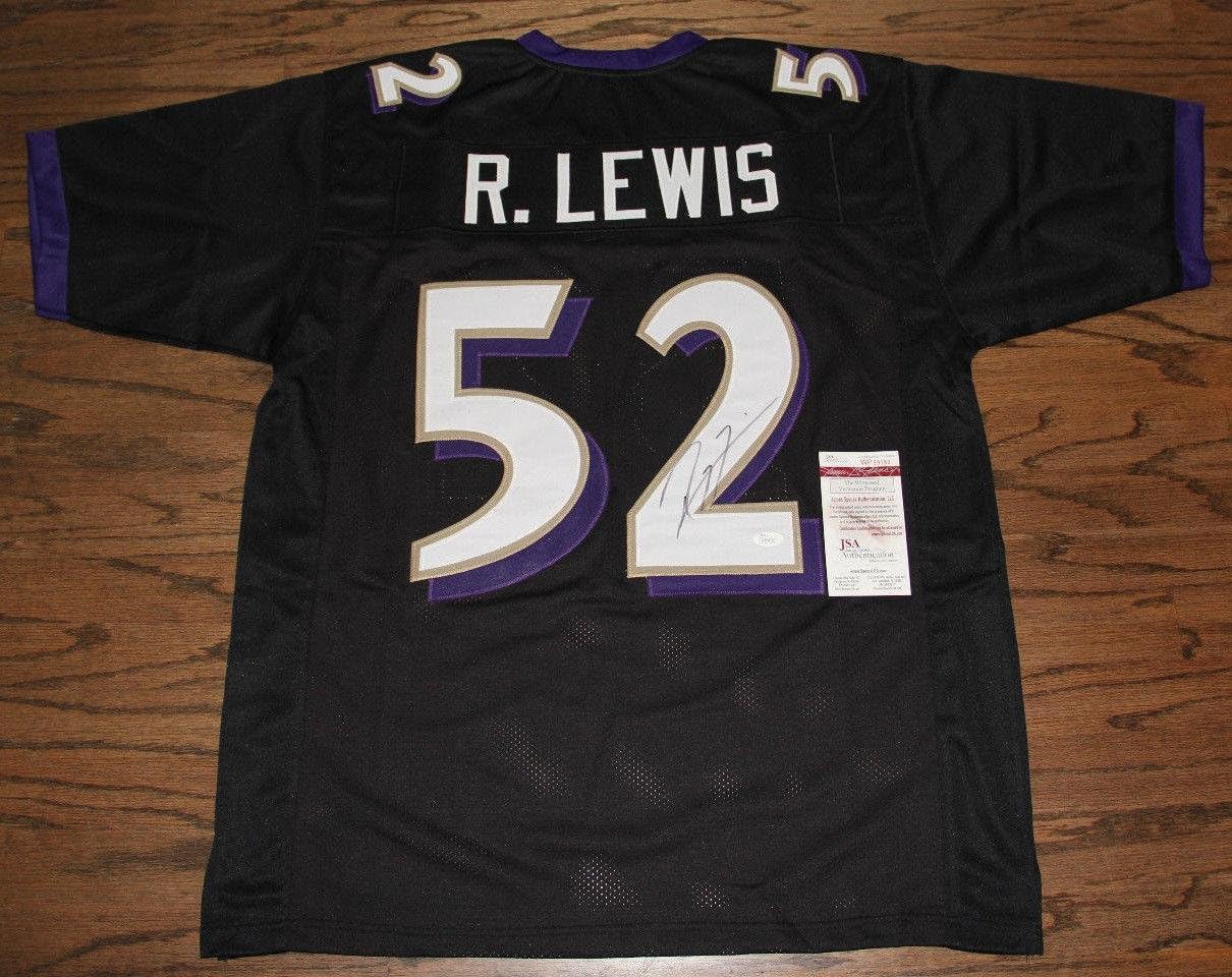 Amazon.com: Signed Ray Lewis Jersey - Witnessed #wp59180 - JSA ...