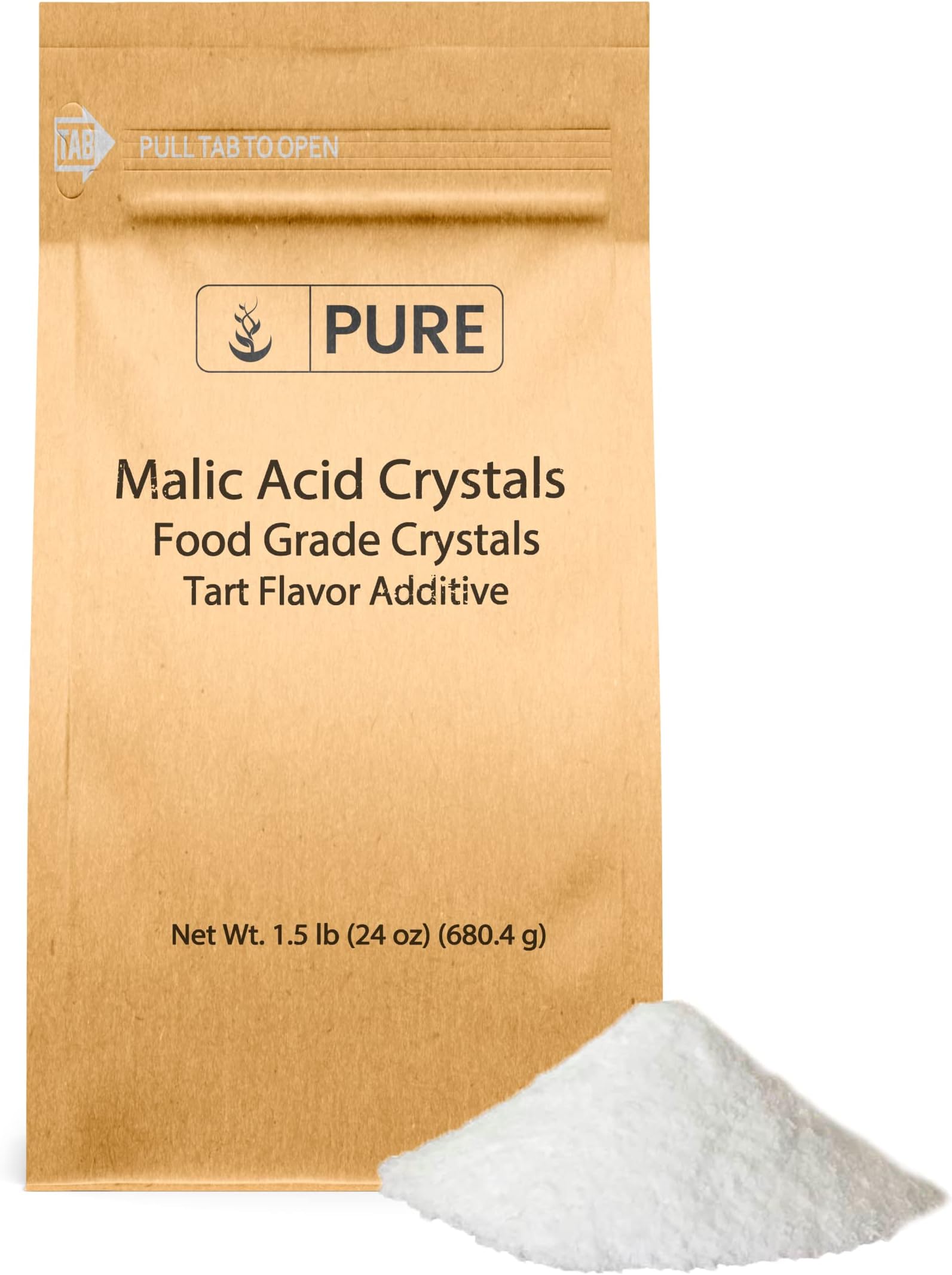Amazon.com: PURE ORIGINAL INGREDIENTS Malic Acid (1.5 lb) Food Grade ...