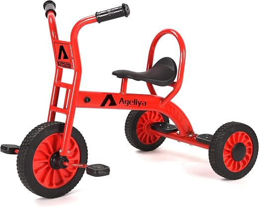 Amazon.com: Kids Tricycle for Preschool Ages 3+, Ideal Outdoor ...