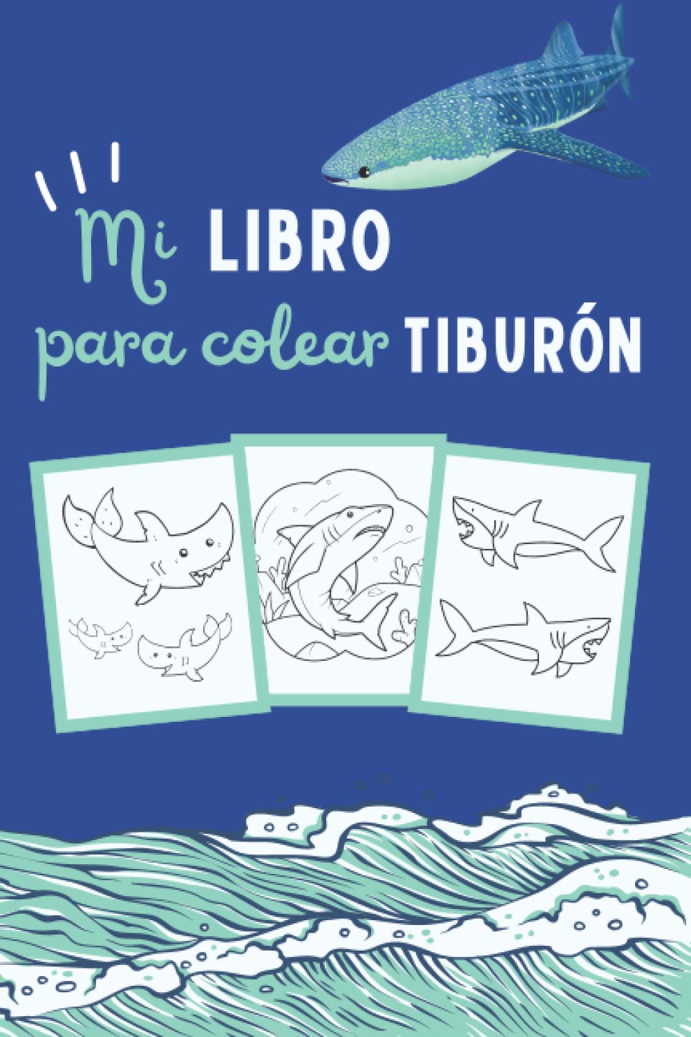 Buy Mi libro para colorear Tiburón: Libro de 56 páginas para colorear ...
