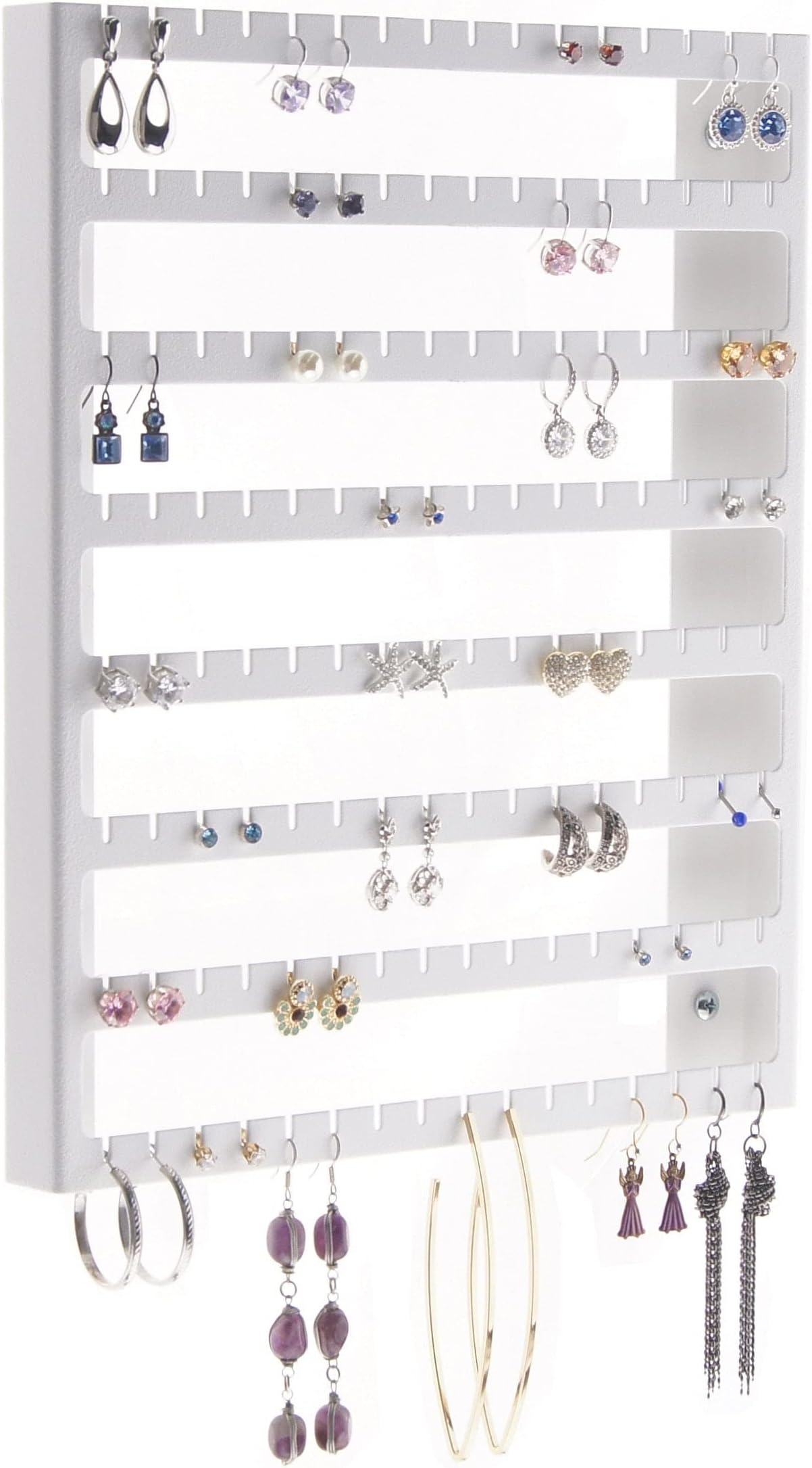Amazon.com: Codant Earring Holder Organizer,7 Layer Wall Mounted Ear ...