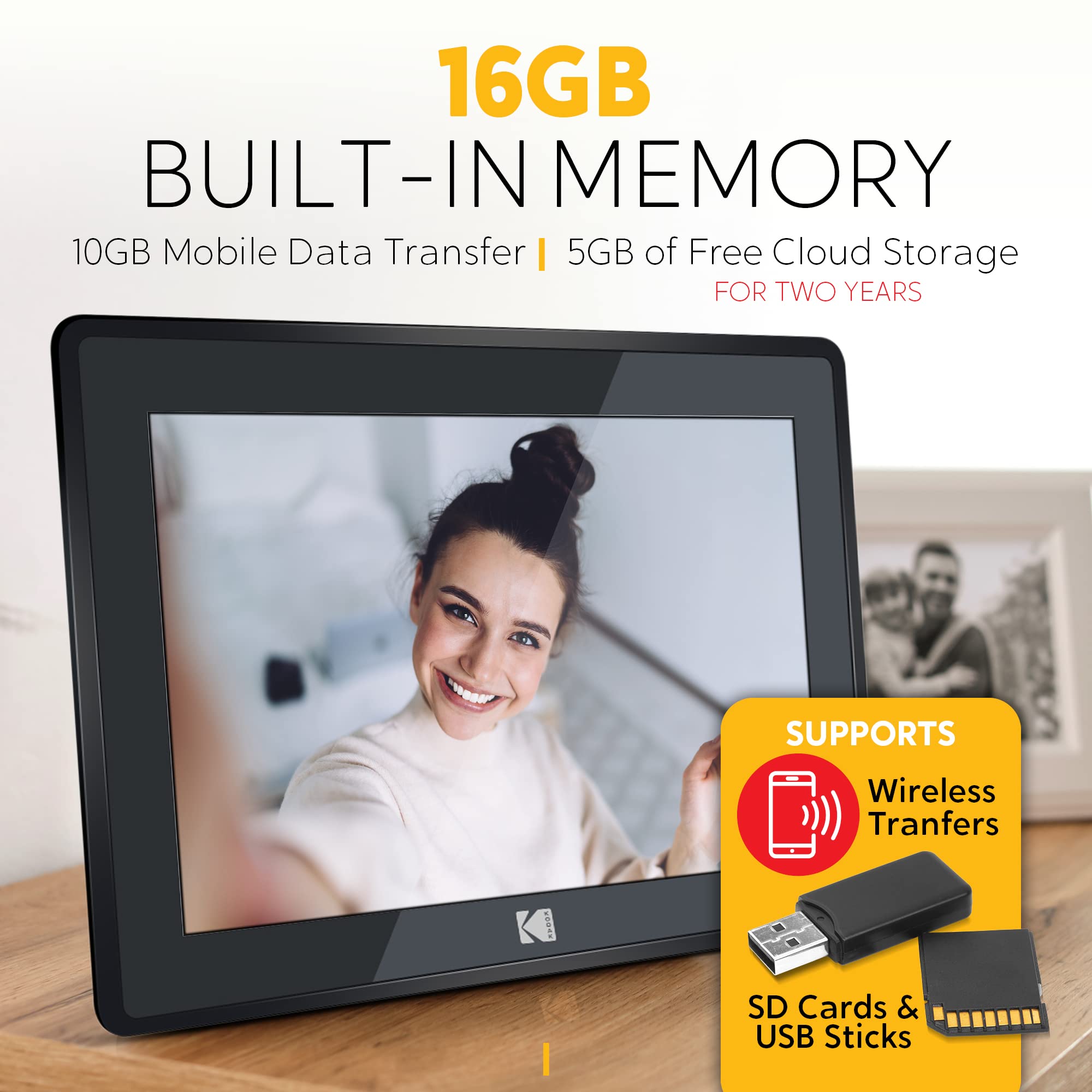 Electronic Picture Frame | WIFI Picture Frame Digital Photo Frame