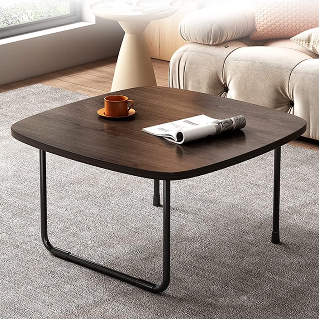 Amazon.com: FOTOEV Black Coffee Table Small Square Coffee Tables Simple ...