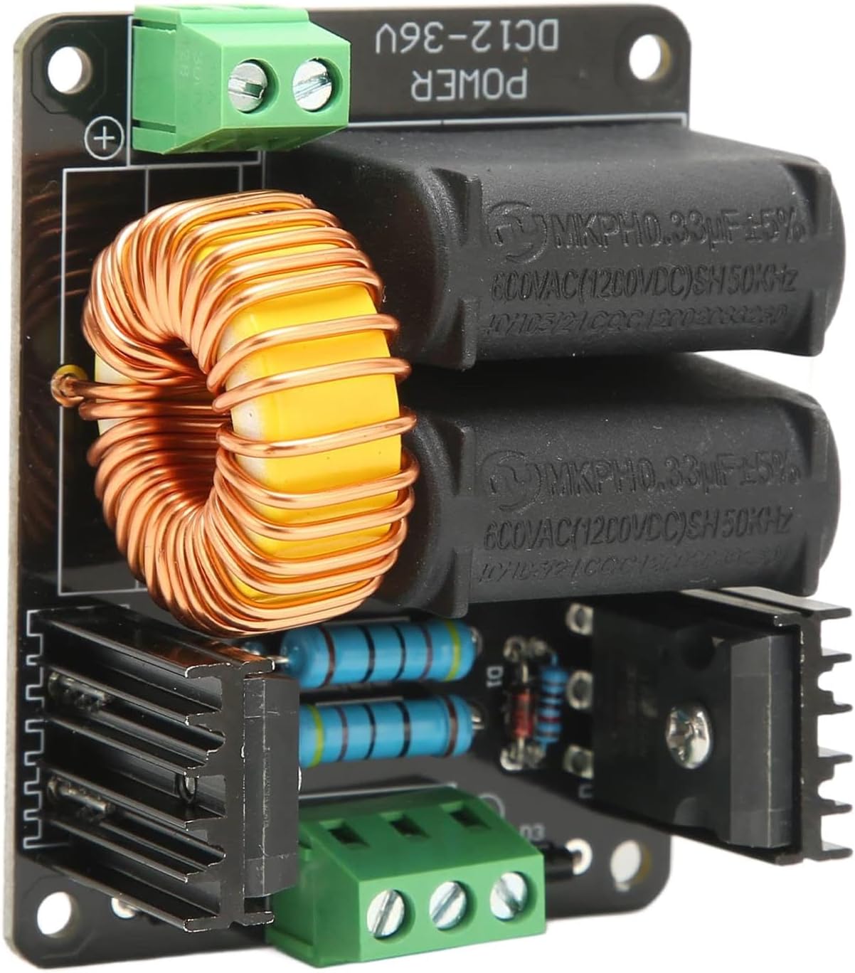 Amazon.com: High Voltage Flyback Driver for diy Projects - ZVS Module ...