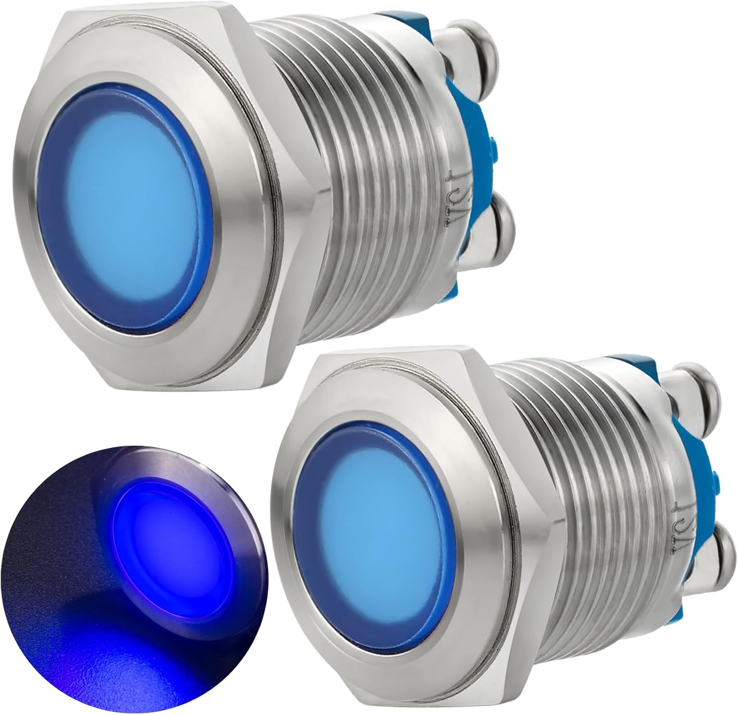 Amazon.com: 16mm Indicator Light 110V-120V LED AC/DC Pilot Lamp ...