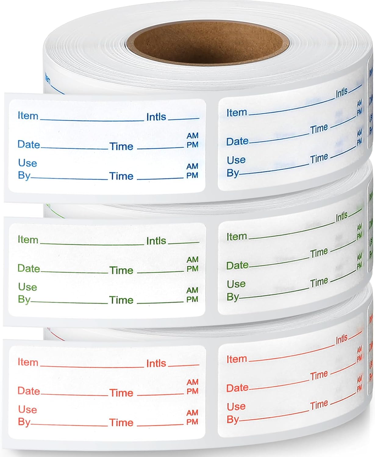 Amazon.com : Harloon 3 Rolls 1500 Pcs Dissolvable Food Labels 1 x 2 ...