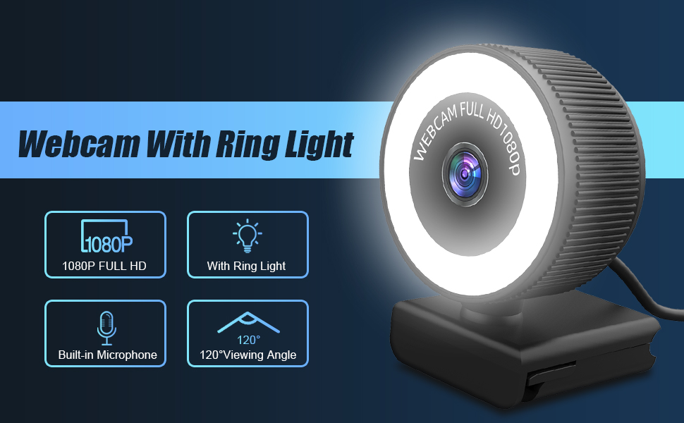 Watch Webcam with Ring Light on Amazon Live