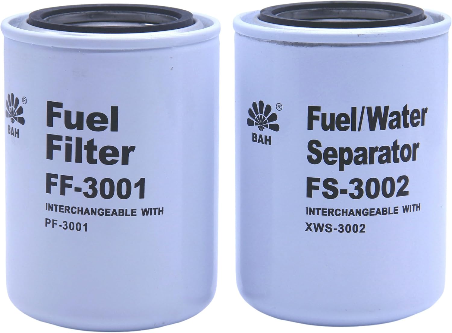 Amazon.com: 2 Pcs BAIZHIHUA FS-3002 + FF-3001 Water Separator Fuel ...