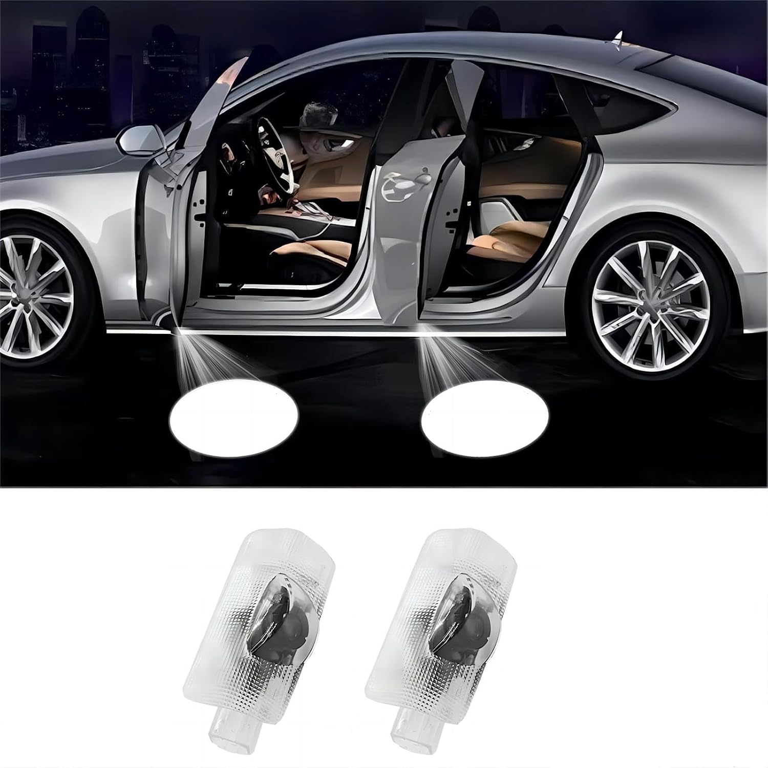 Amazon.com: Car LED Door Logo Projector Ghost Shadow Light,Compatible ...
