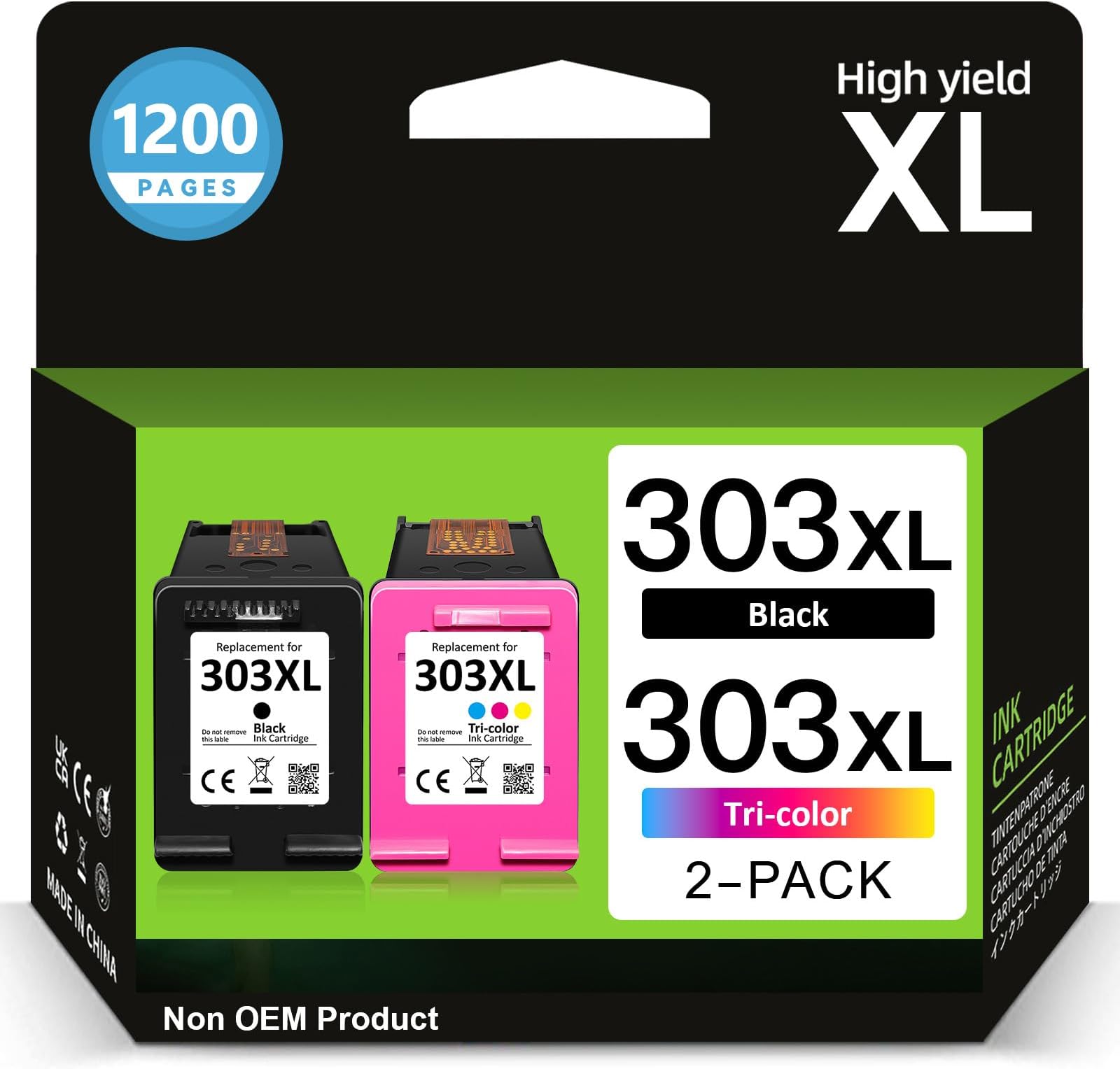 HP 303XL (3YN10AE) Multipack Original Druckerpatronen 1xSchwarz ...