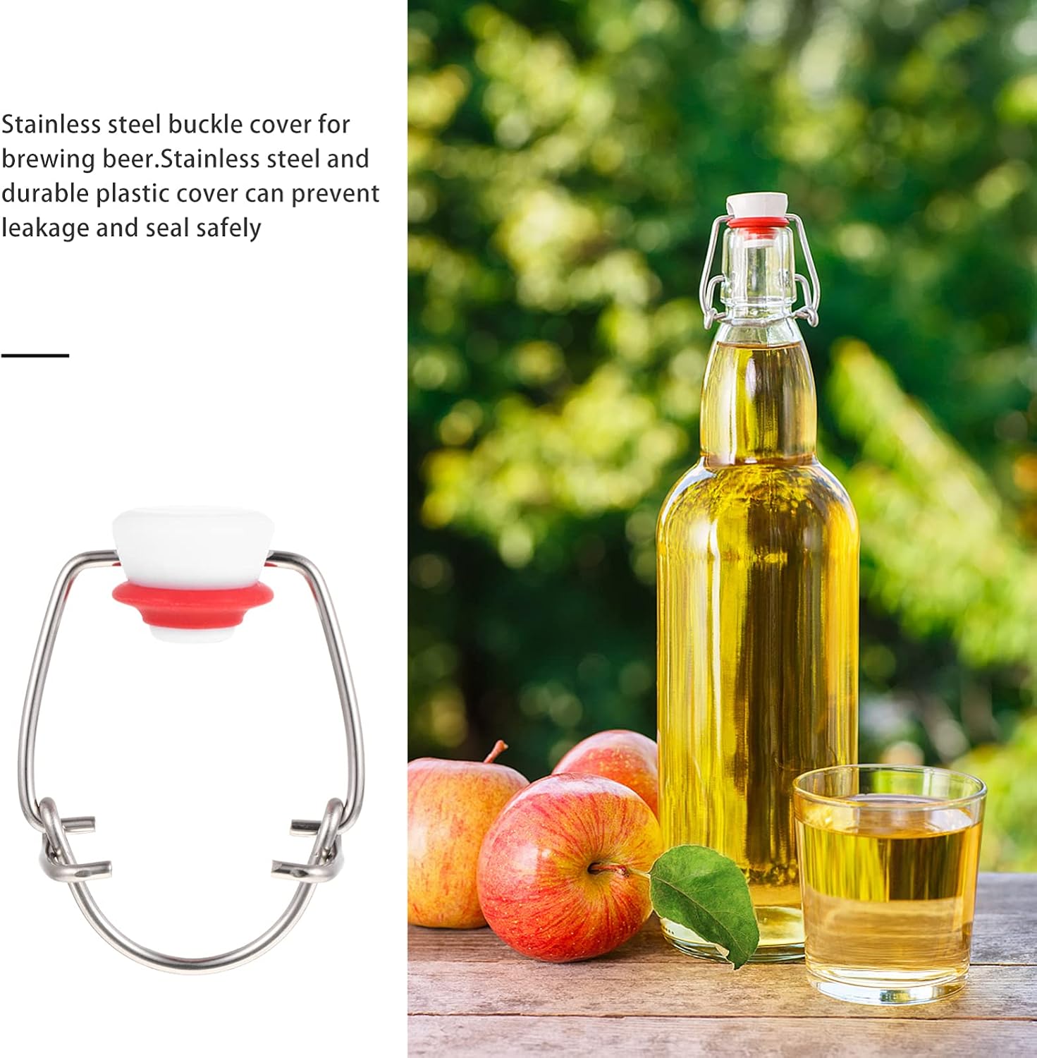 Angoily 3pcs Swing Top Bottle Caps Flip Top Bottle Caps Replacement ...