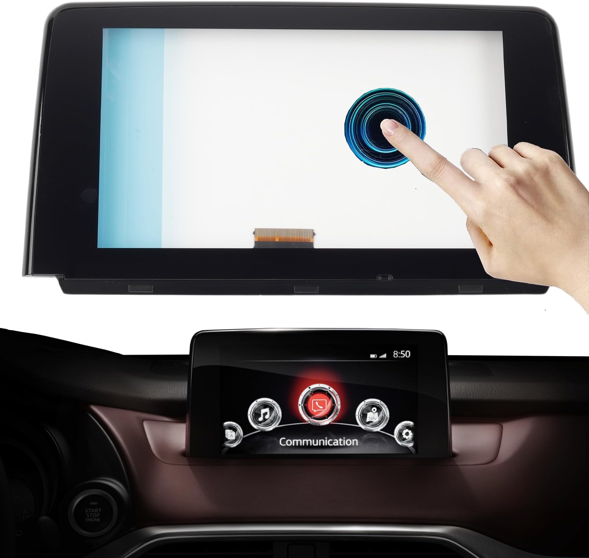 Amazon.com: 7 Inches LCD Display Touch Screen Compatible with Mazda CX ...