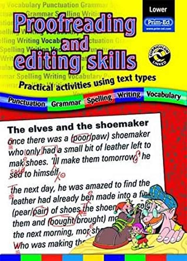 Proofreading and Editing Skills: Lower: Practical Activities Using Text ...