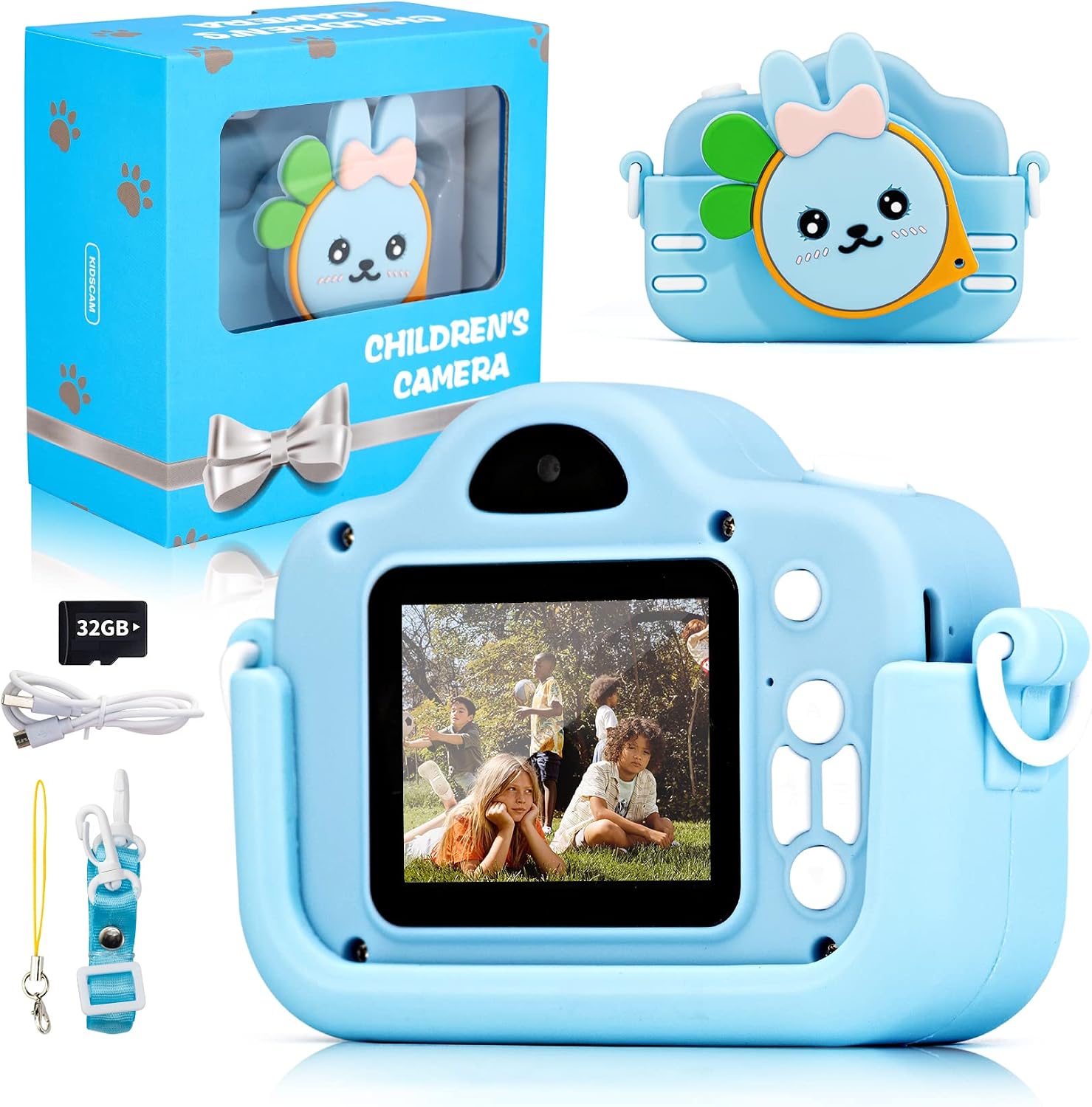 Kids Camera Digital Camera Toy for Girls Boys - 1080P HD Dual Selfie ...