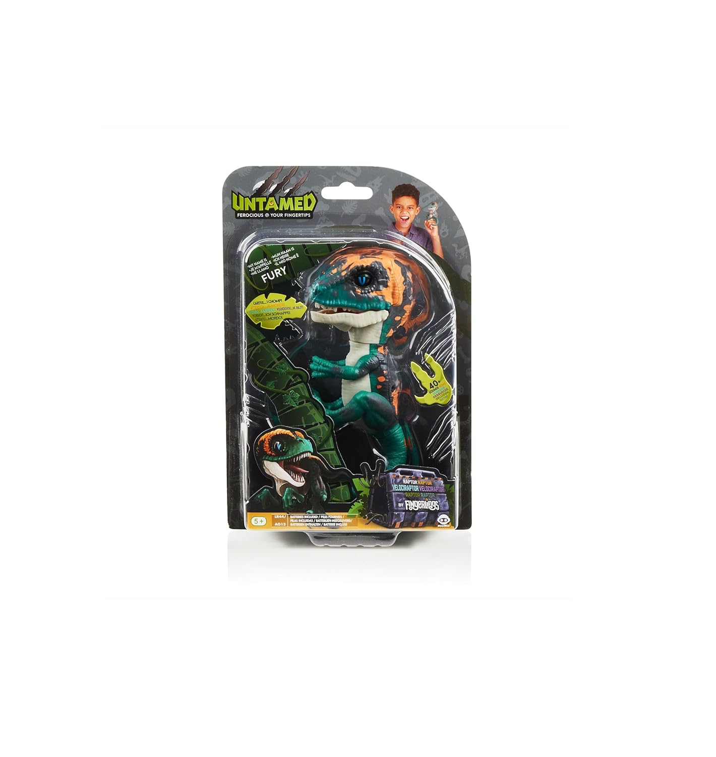 Buy Untamed Raptor by Fingerlings - Fury (Blue) - Interactive ...