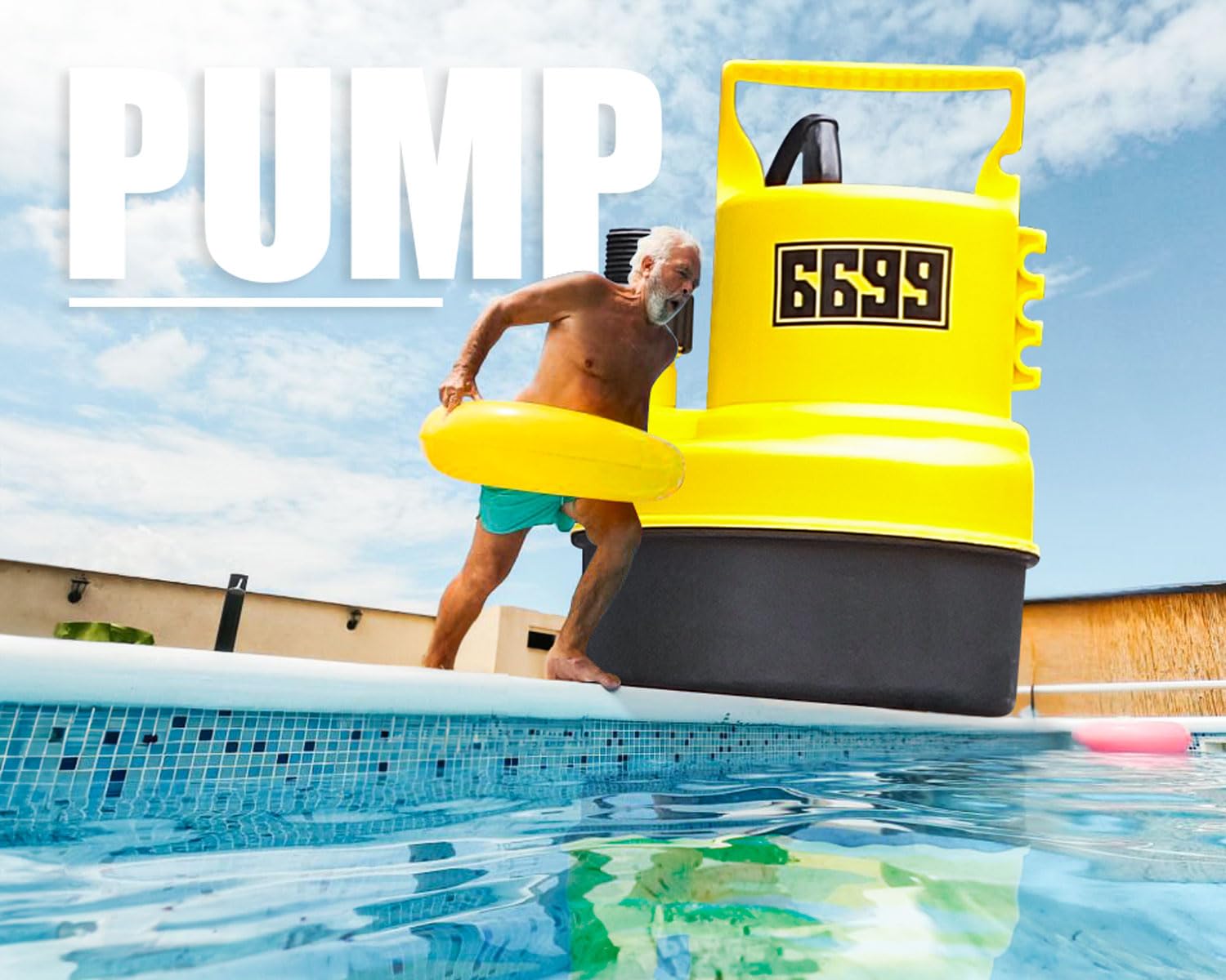 Snapklik.com : 6699 Utility Pump 1/3HP Clean Water Pump, 2100 GPH ...
