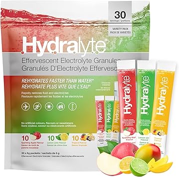 Hydralyte Electrolyte Powder | Tropical Variety Flavors of Electrolytes ...