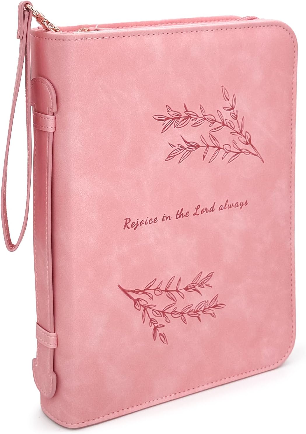 Amazon.com: Bible Cover Cases for Women PU Leather Bible Carrying Cases ...