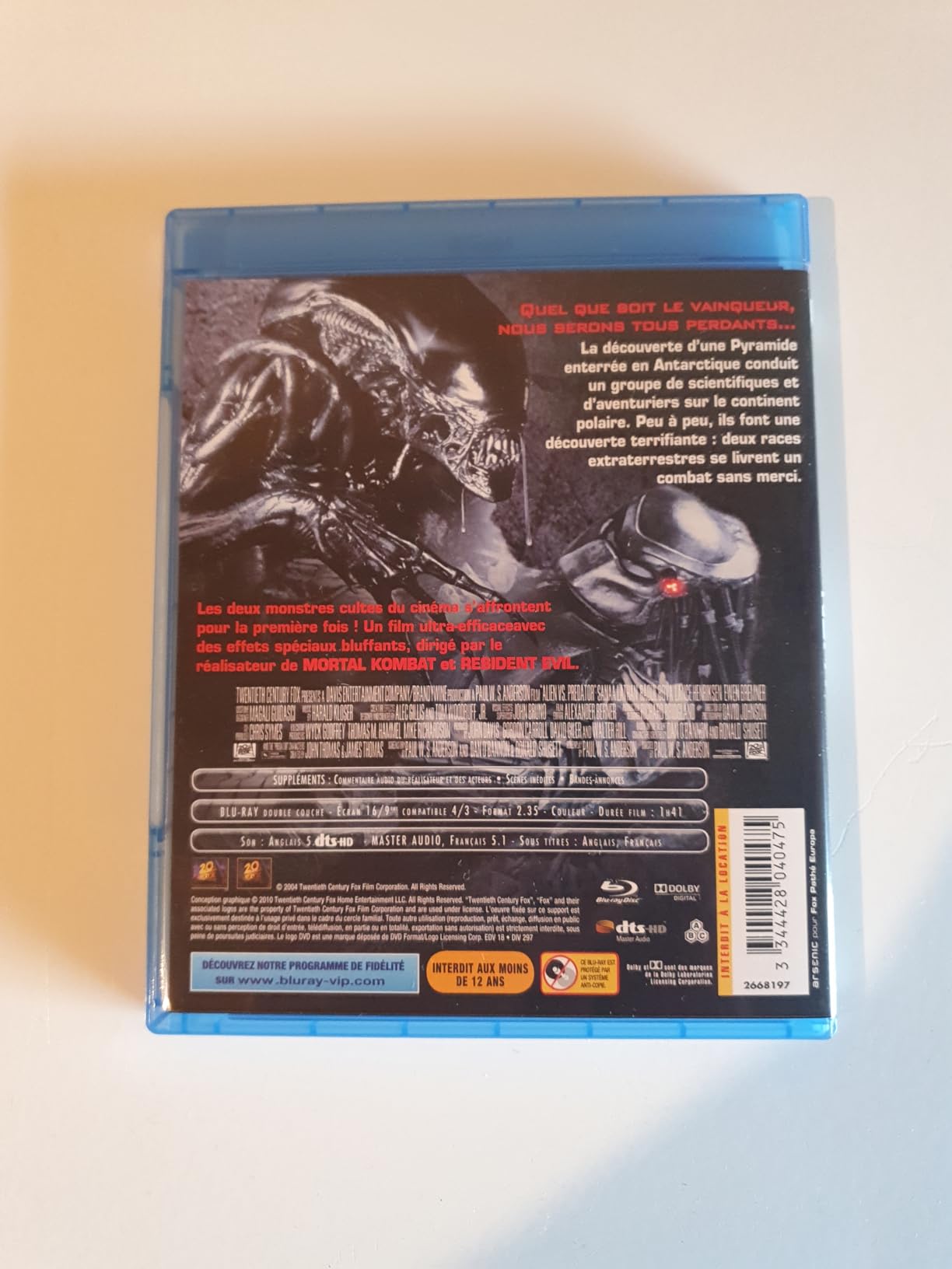 Alien Vs Predator [Import USA Zone 1]: Amazon.fr: Sanaa Lathan, Lance ...