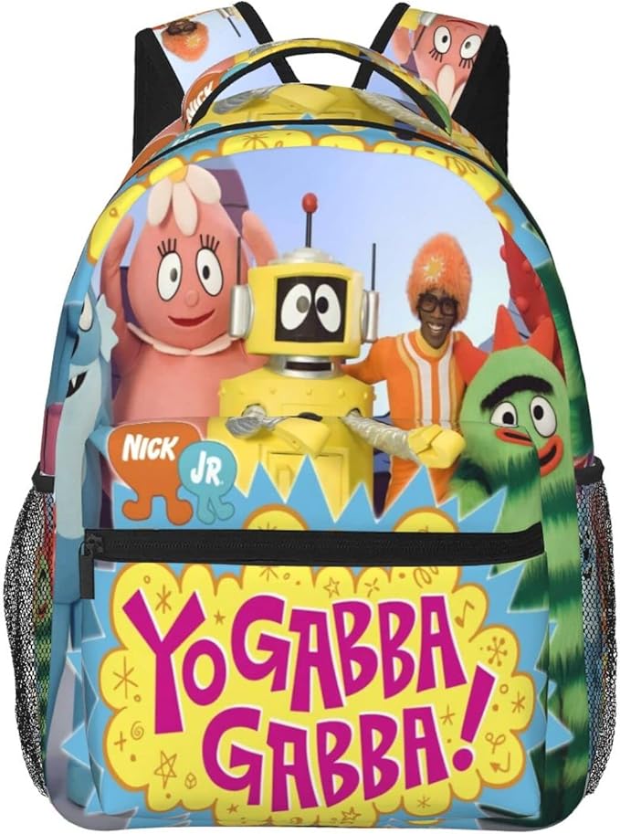 Amazon.com: Pobecan Yo Gabba Anime Gabba! Backpack Funny Laptop Back ...