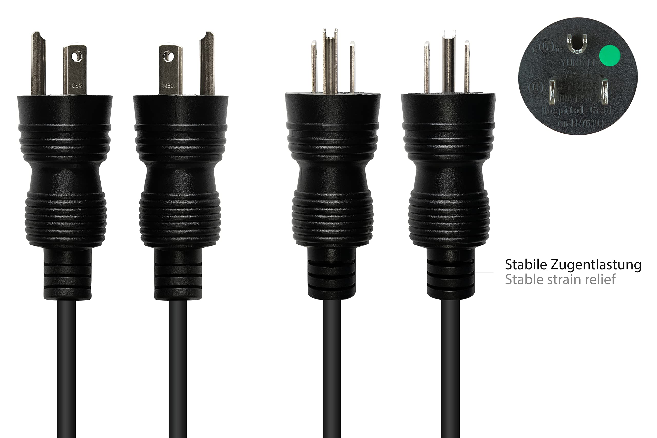 Hospital Electrical Plug Hospital Grade And 50A Plugs & Connectors