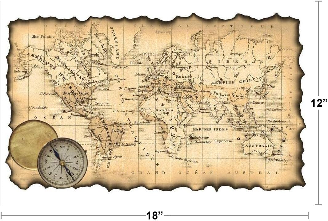 Sinaunang Mapa ng Daigdig - Mapa ng Paglalakbay sa Philippines | Ubuy