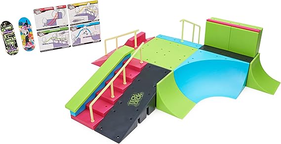 Amazon.com: Tech Deck, Neon Mega Park X-Connect Creator, Customizable ...