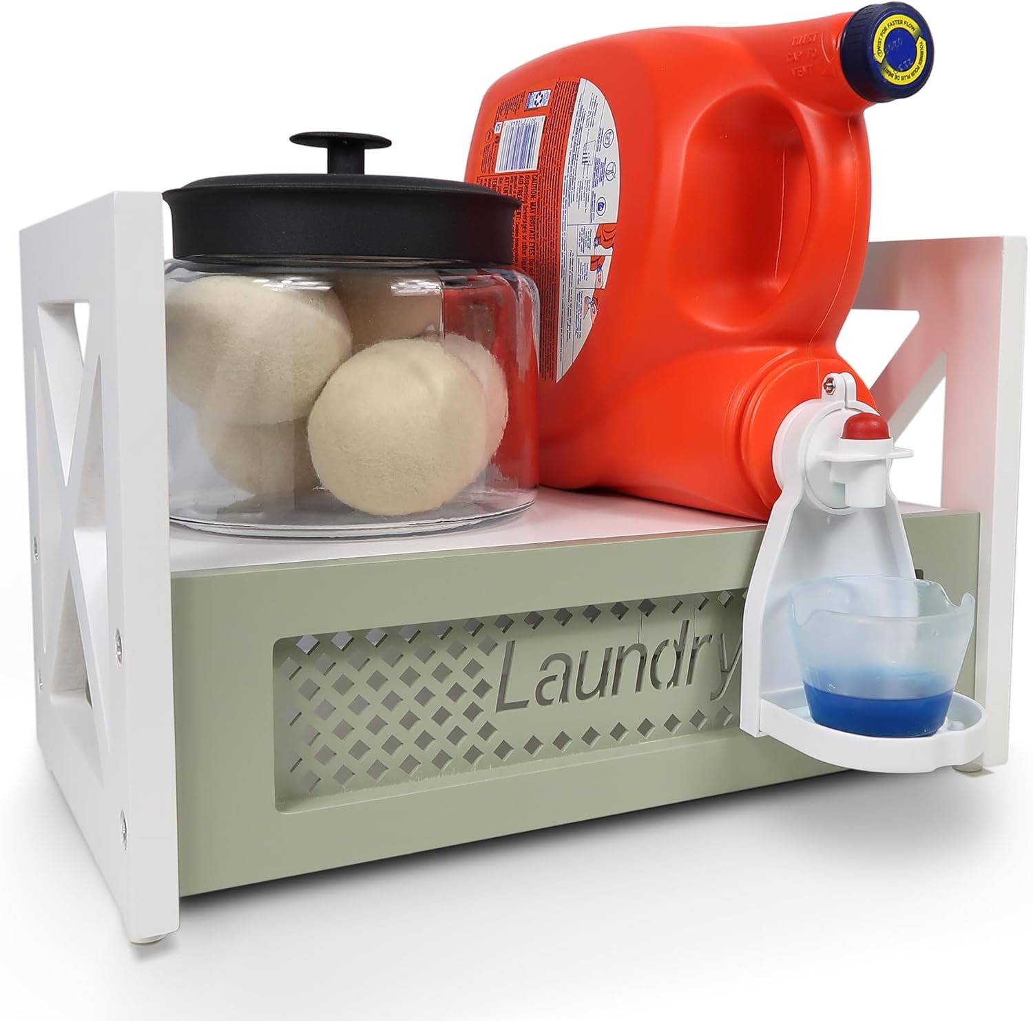 Amazon.com: Besuerte Laundry Detergent Stand - Farmhouse Laundry ...
