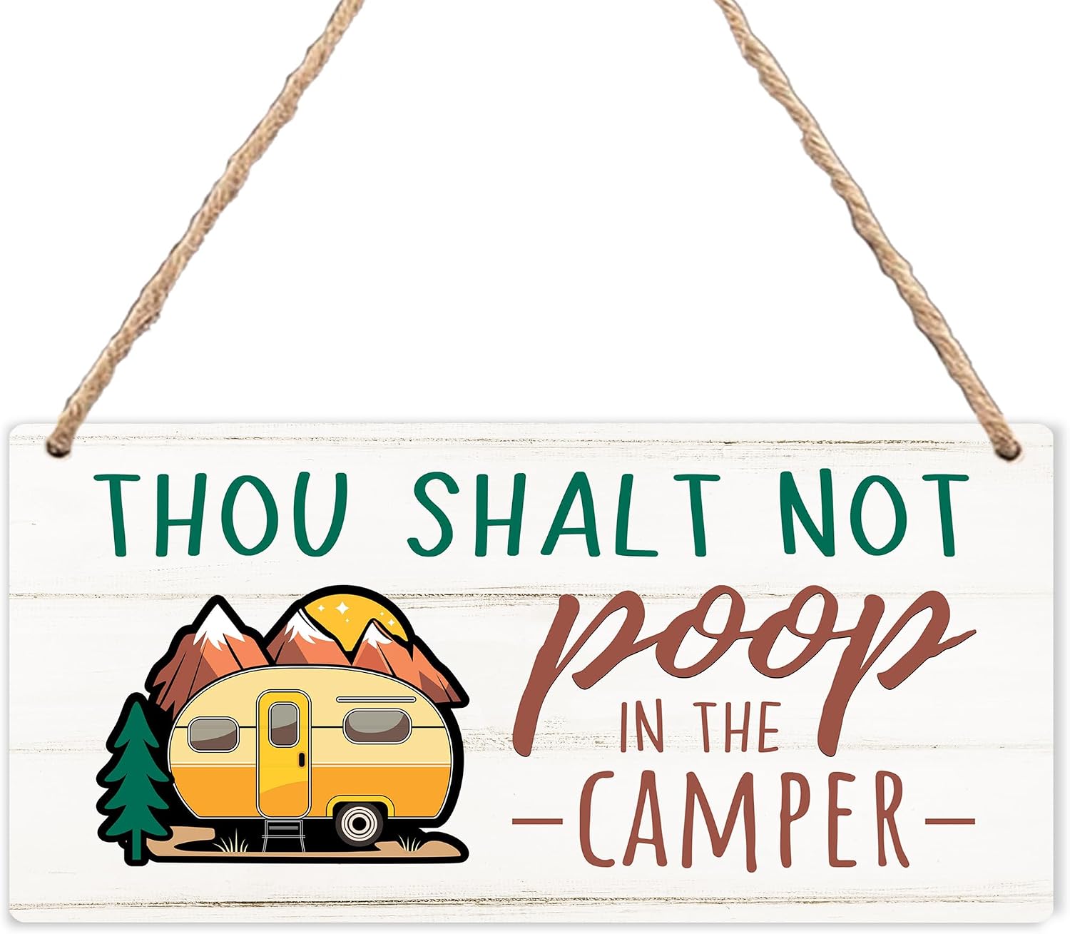 Amazon.com: Kneaotoaji Camping Signs for Camper - RV Gifts for RV ...