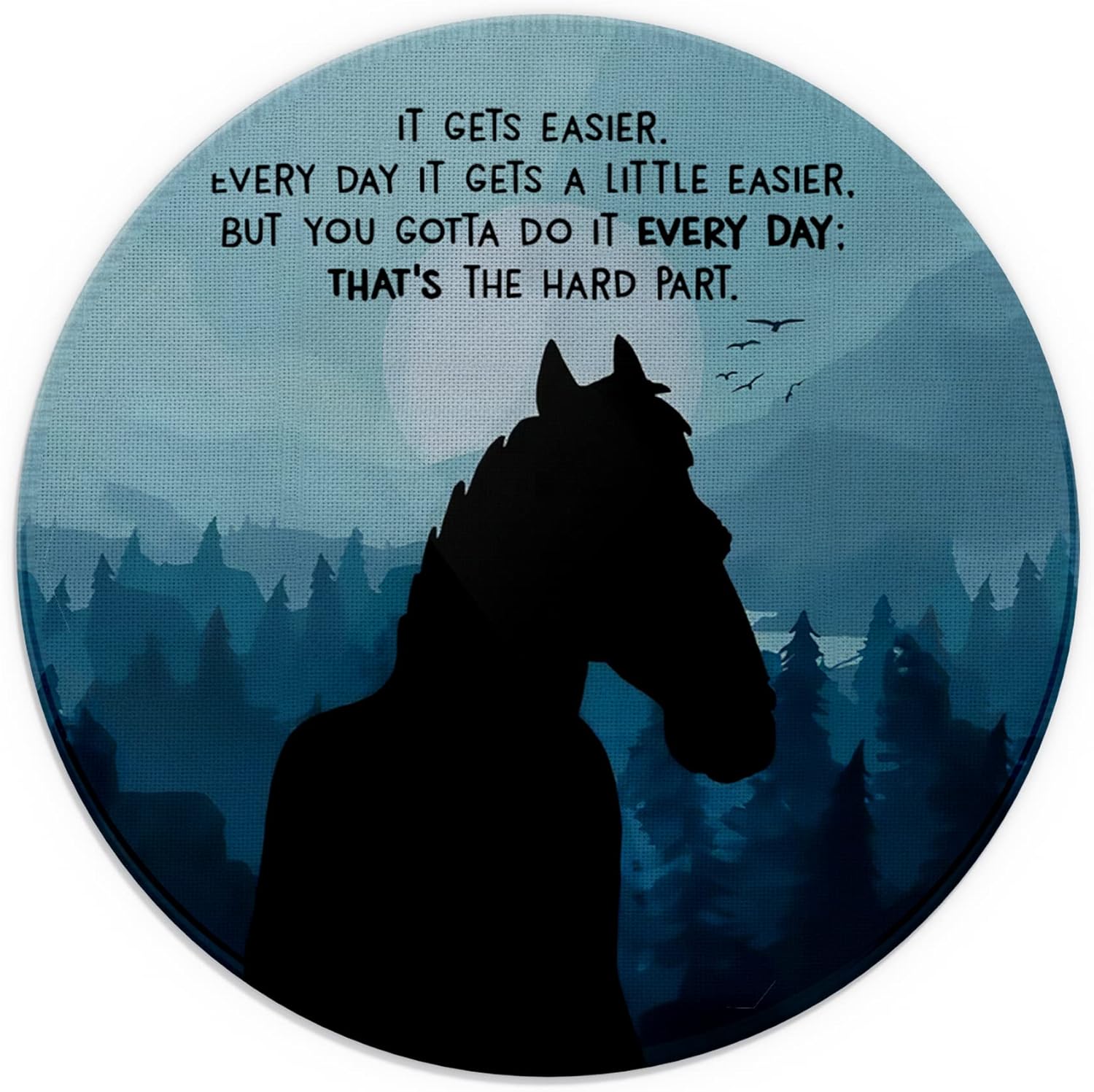 Amazon.com: Positive Quote BoJack Horseman It Gets Easier Every Day It ...