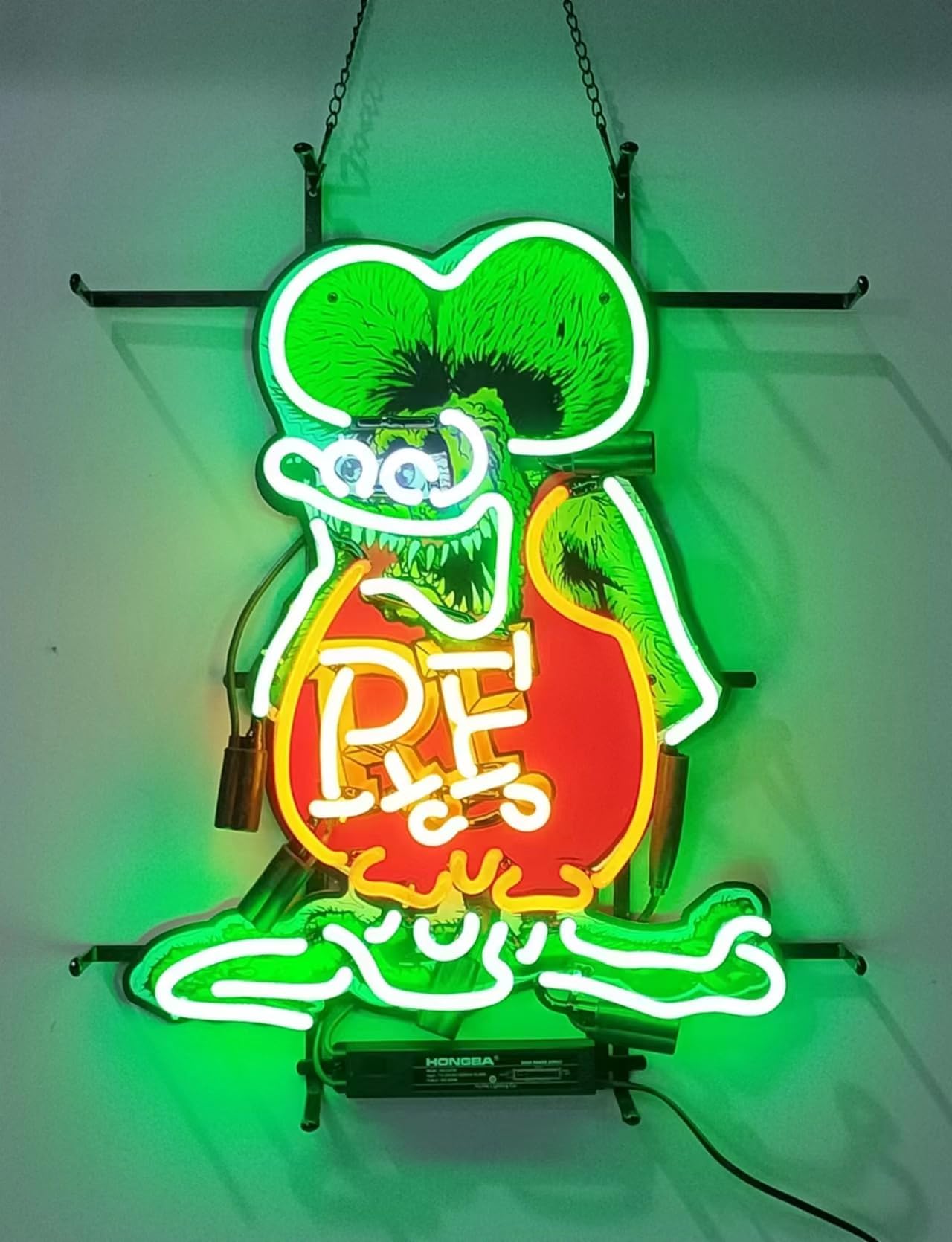 Amazon.com: Decorative Concepts Rat Fink Customized Double Sided Garage ...