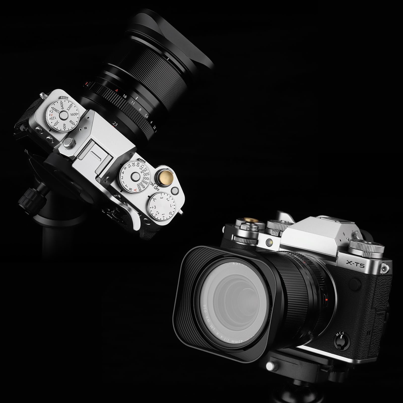 Amazon | Haoge LH-X33 バヨネットメタルスクエアレンズフードシェード