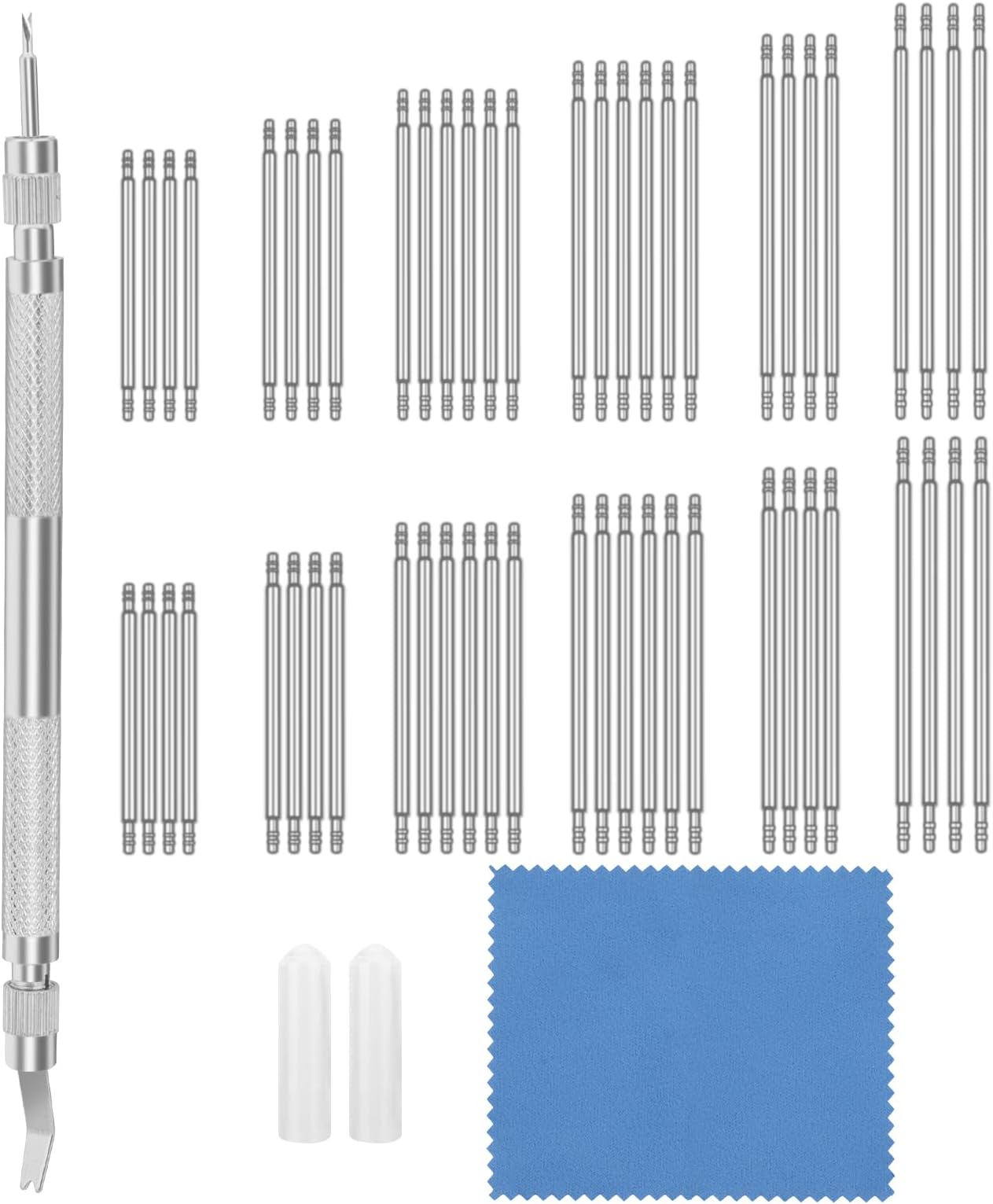 Mozeat Lens Watch Band Pins Replacement Kit, 60 PCS Diameter 1.5mm/1 ...