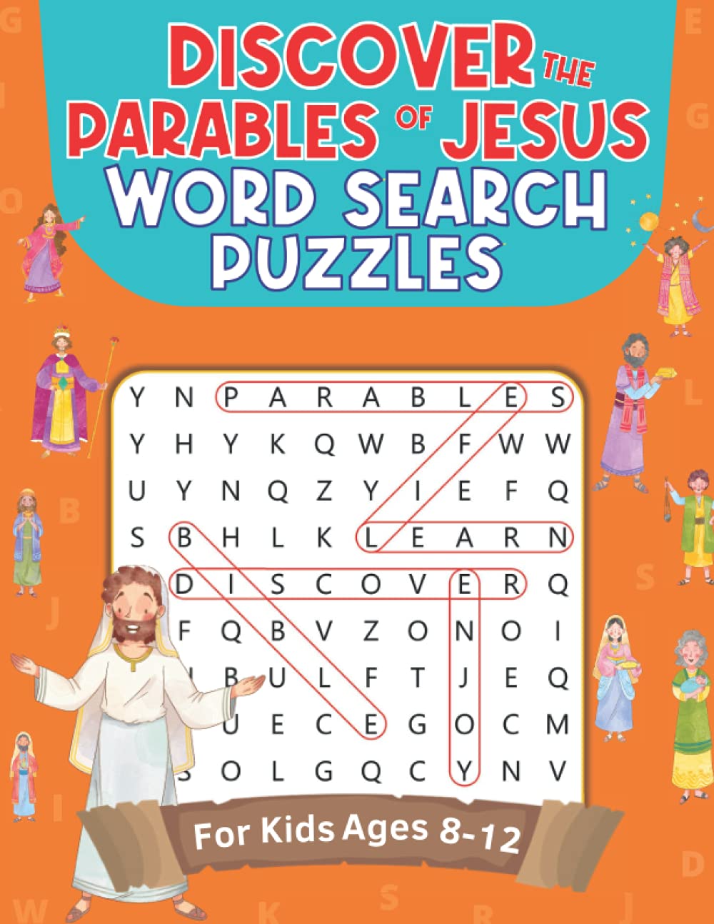 Discover the Parables of Jesus Word Search Puzzles for Kids Ages 8-12 ...