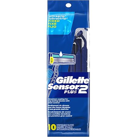 Amazon.com: Gillette Sensor2 Plus Pivoting Head Men’s Disposable Razors ...