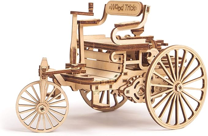 Amazon.com: Wood Trick World's First Car Wooden Model Kit for Adults ...