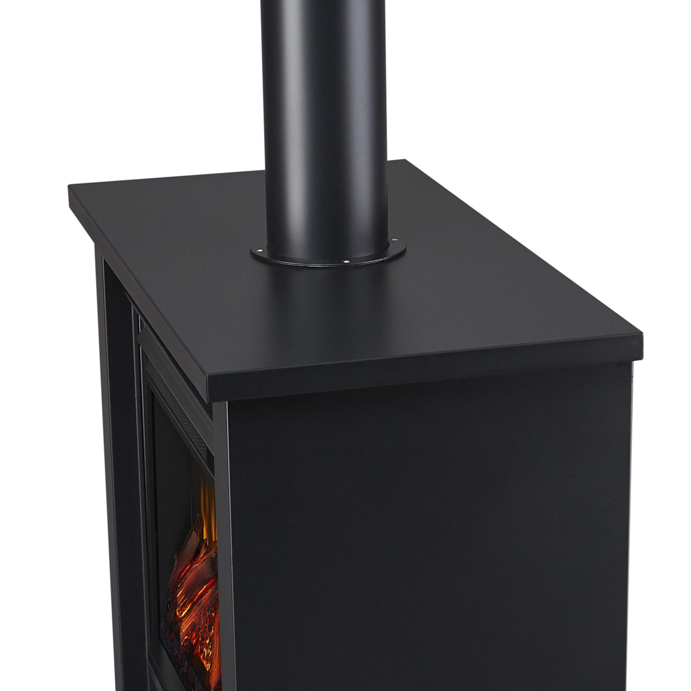 Real Flame Black Hollis Electric Fireplace (INCOMPLETE SET, BOX 3 of 3 ...