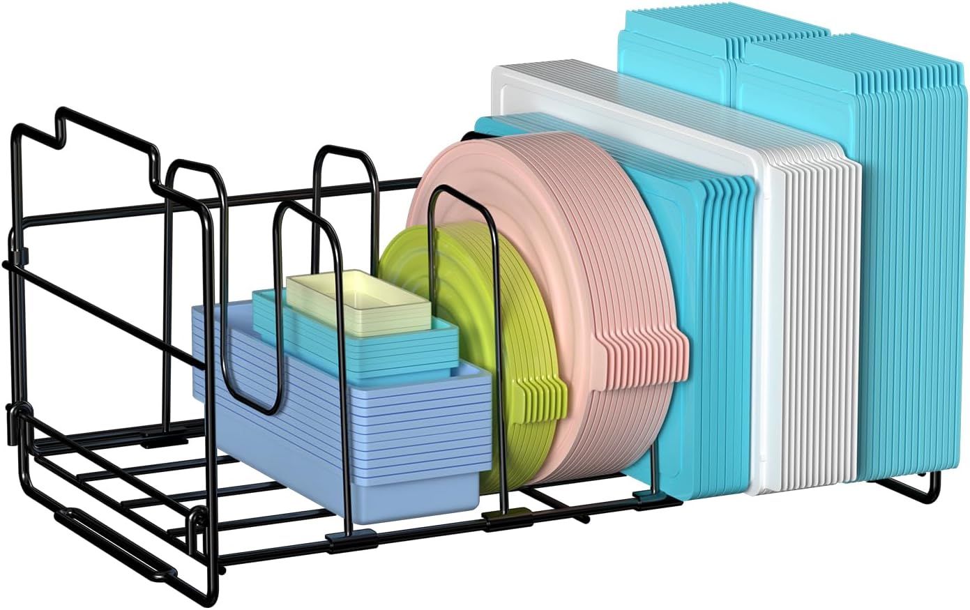 Amazon.com - Maplefield Adjustable Food Storage Lid Organizer with ...