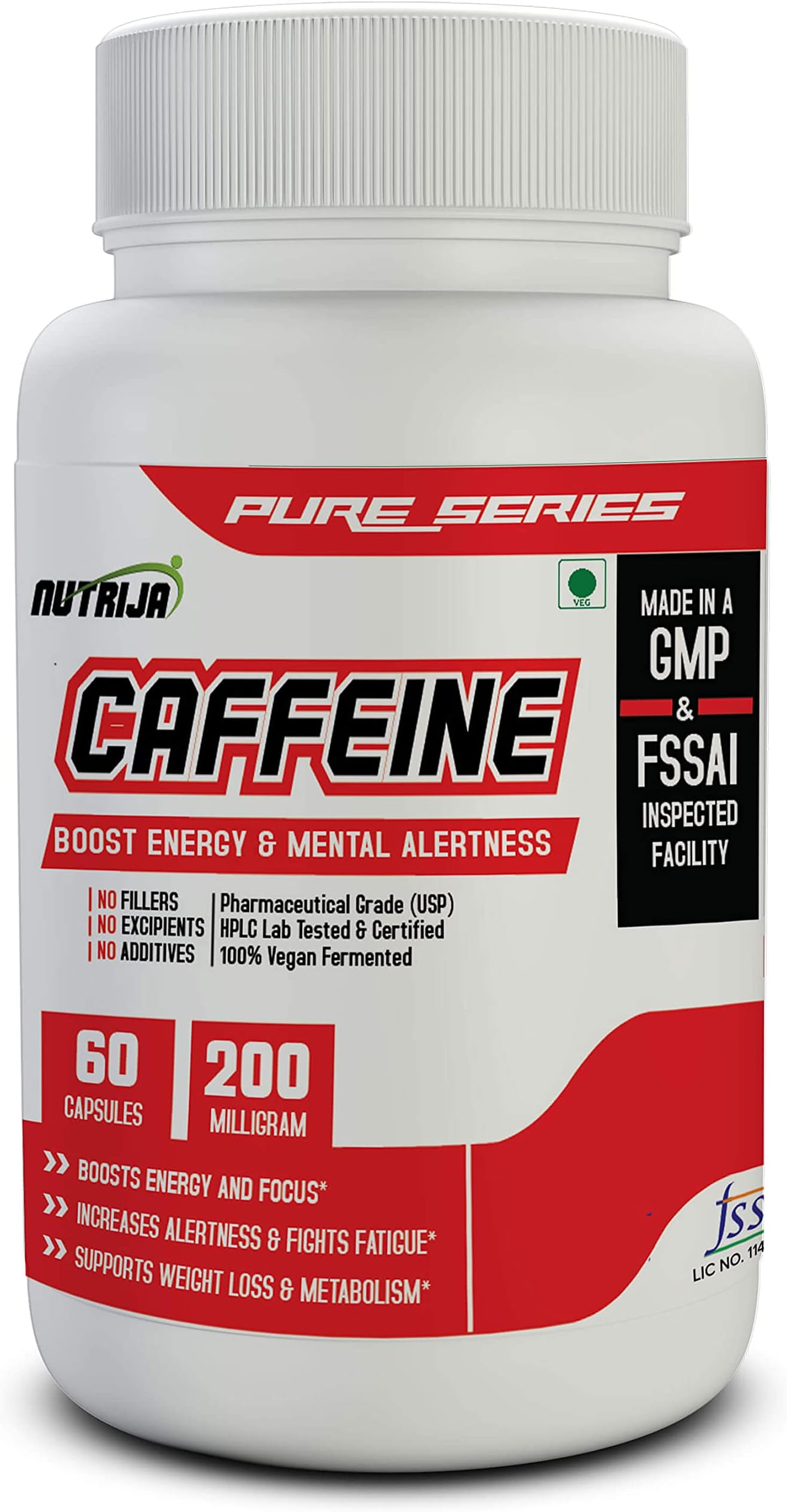 Amazon.com: Best Naturals Caffeine Pills 200mg, 120 Count : Health ...