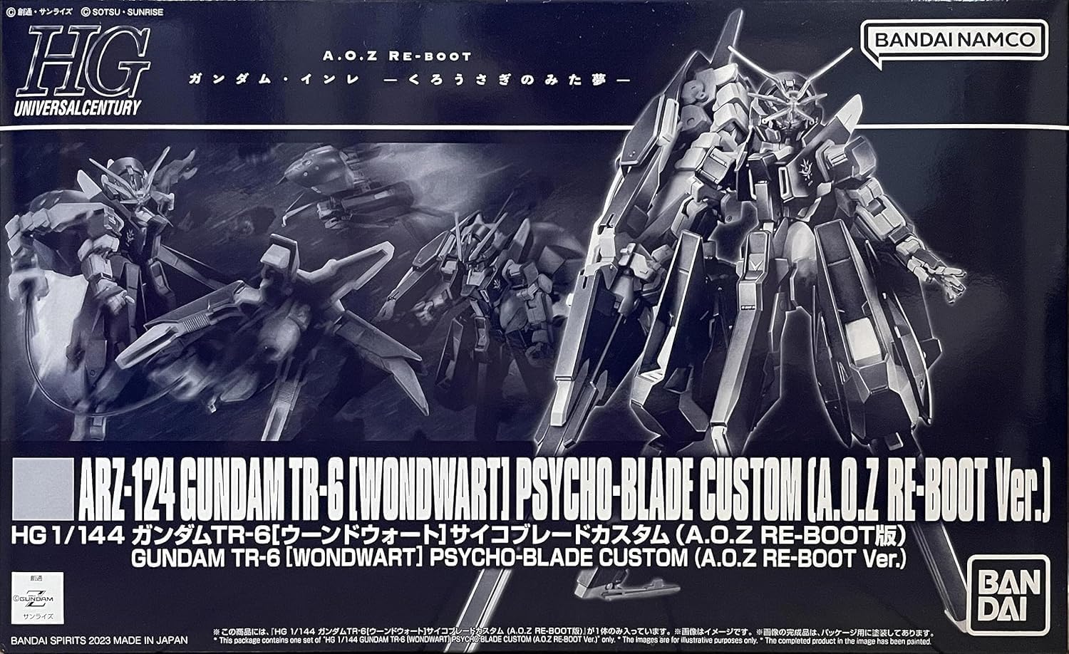Amazon.com: TAMASHI 1/144 HG RX-124 Gundam TR-6 [Woundwort] Psycho ...
