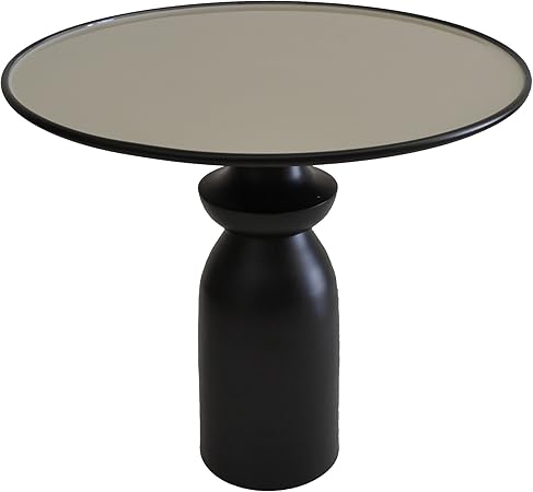 Amazon.com: R 16 Home Grey Top Side Table, 12" x 12" x 16.5" : Home ...