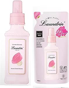 Amazon | ランドリン 柔軟剤 サクラチェリーブロッサム2024 本体(600ml)詰替え(480ml)セット | Generic | 液体柔軟剤