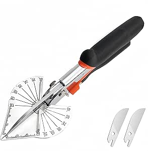 Multi-Angle Miter Shear, Multifunctional Hand Cutter Tool with Safety ...