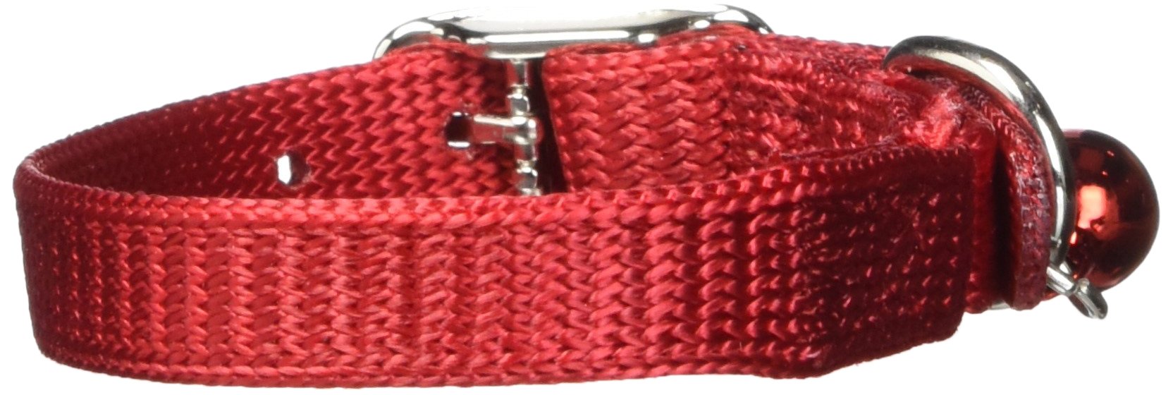 Amazon.com : Hamilton Safety Cat Collar with Bell, Red, 3/8" Wide x 10 ...