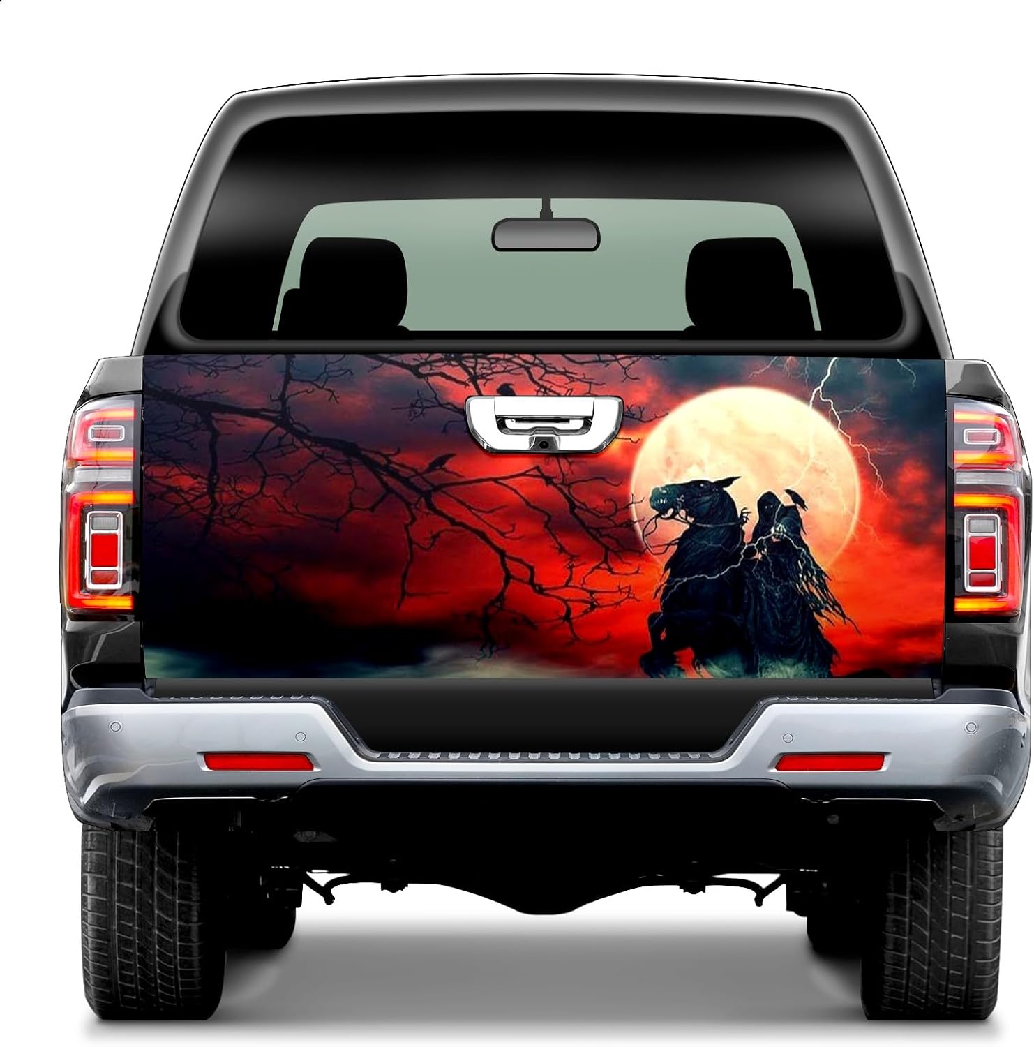 Amazon.com - 66x22in Universal Tailgate Vinyl Graphic Decals Wrap ...
